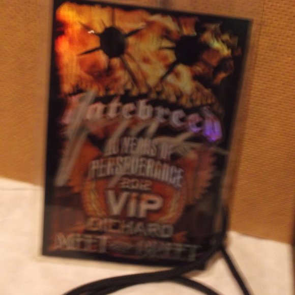 Hatebreed | Wall Decor | Signed 22 Hatebreed 10 Years Of Perseverance ...